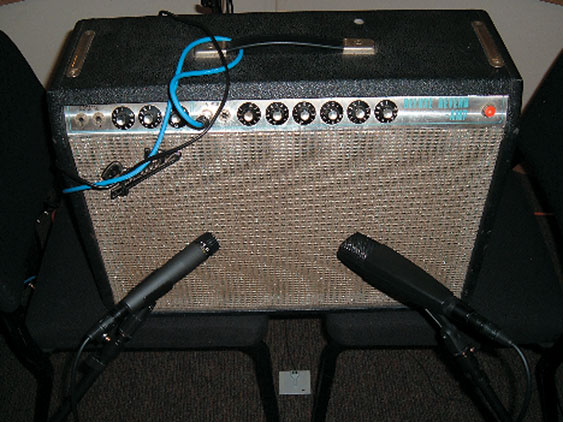 Recording Magazine Resurces: One Amp Three Mics Miking