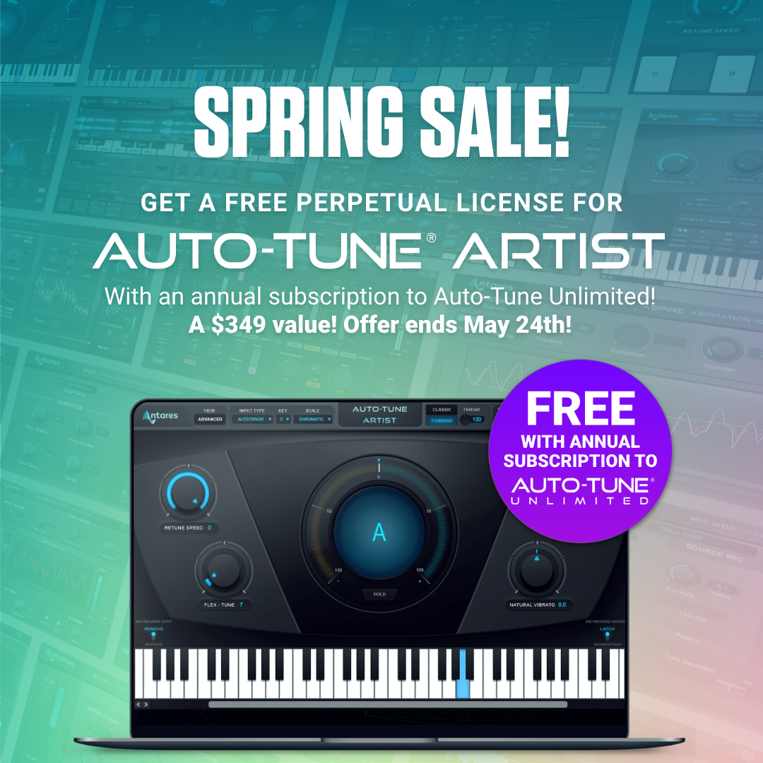 For a Limited Time Auto-tune Artist is Free With an Annual Subscription ...
