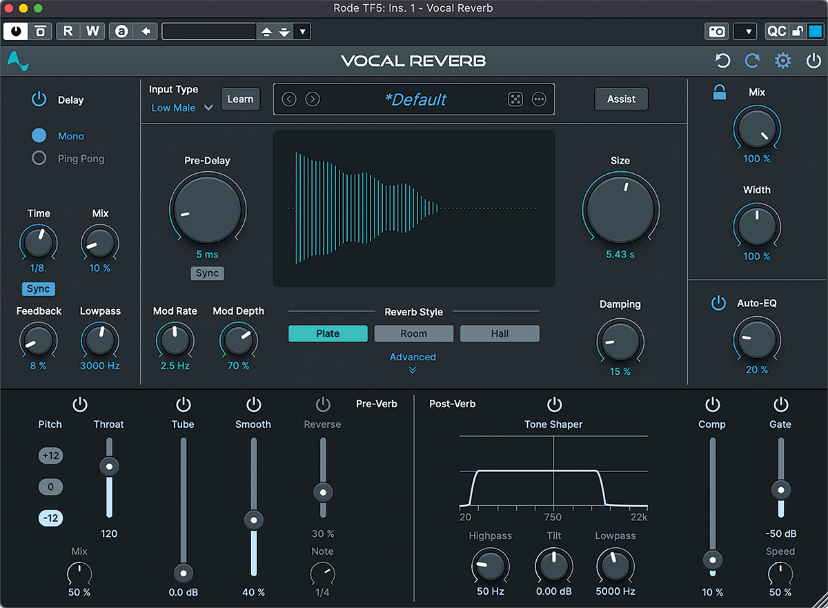 February 2024: Antares Vocal Reverb by Auto-Tune