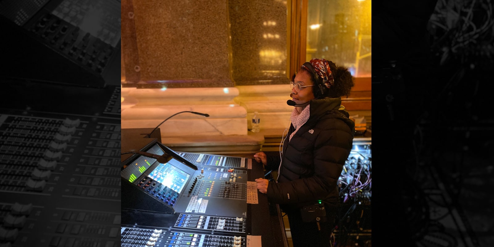 Audio Engineer Reya Harris Zooms with CRAS AES Students