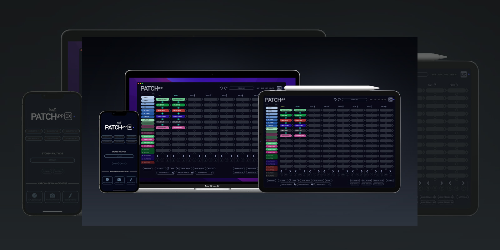 Flock Audio Announces PATCH APP DX Hardware Management System