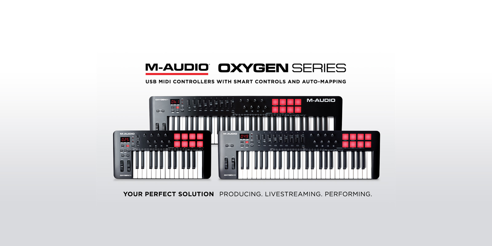M-Audio Introduces the New Oxygen Series (Mkv) Keyboard Controllers
