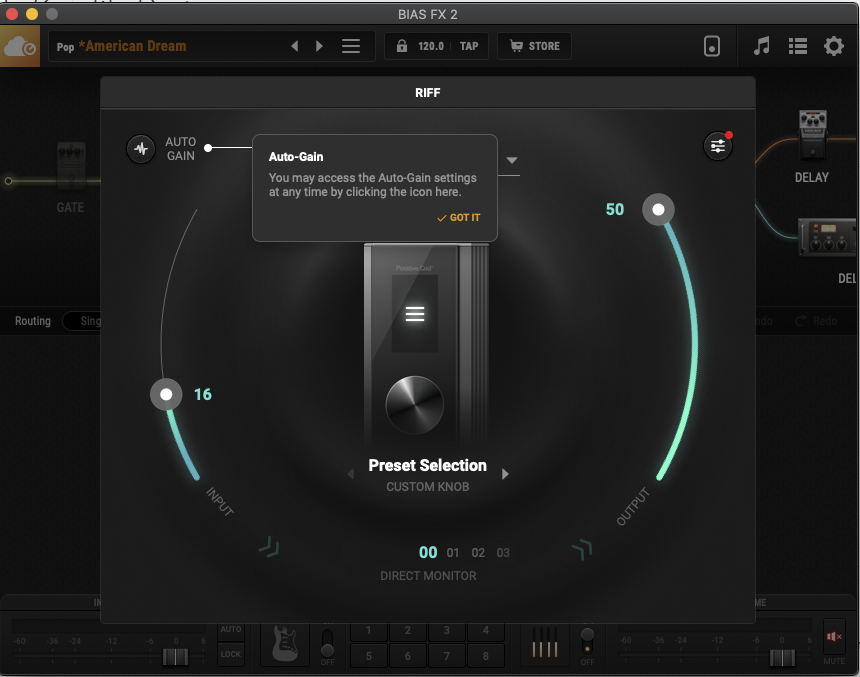 Review: Positive Grid RIFF Interface