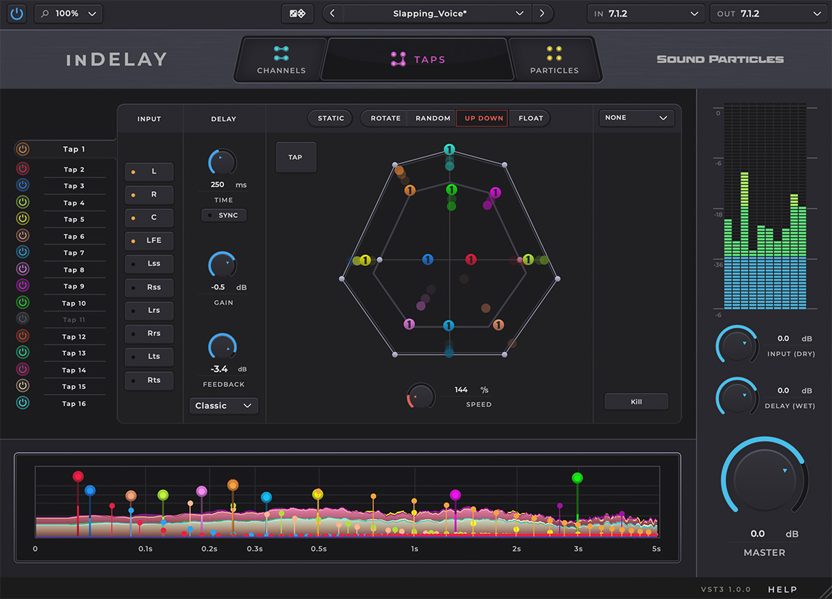 Introducing inDelay. A delay plugin powered by Sound Particles