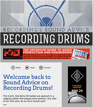 Recording Magazine: The Magazine For the Recording Musician