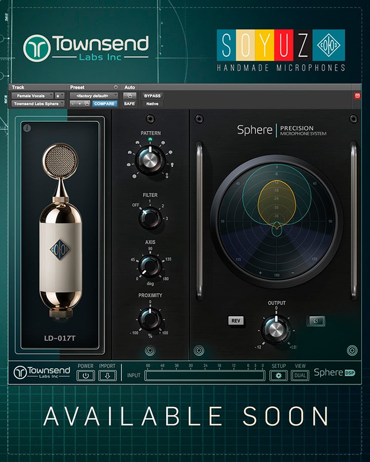 Soyuz 017 TUBE model in the Townsend Labs Sphere plug-in