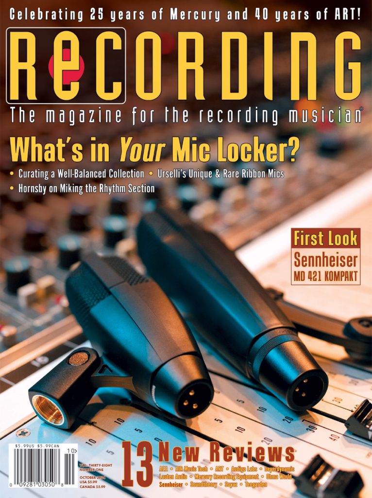 Recording Magazine October 2024: Mic Locker Issue